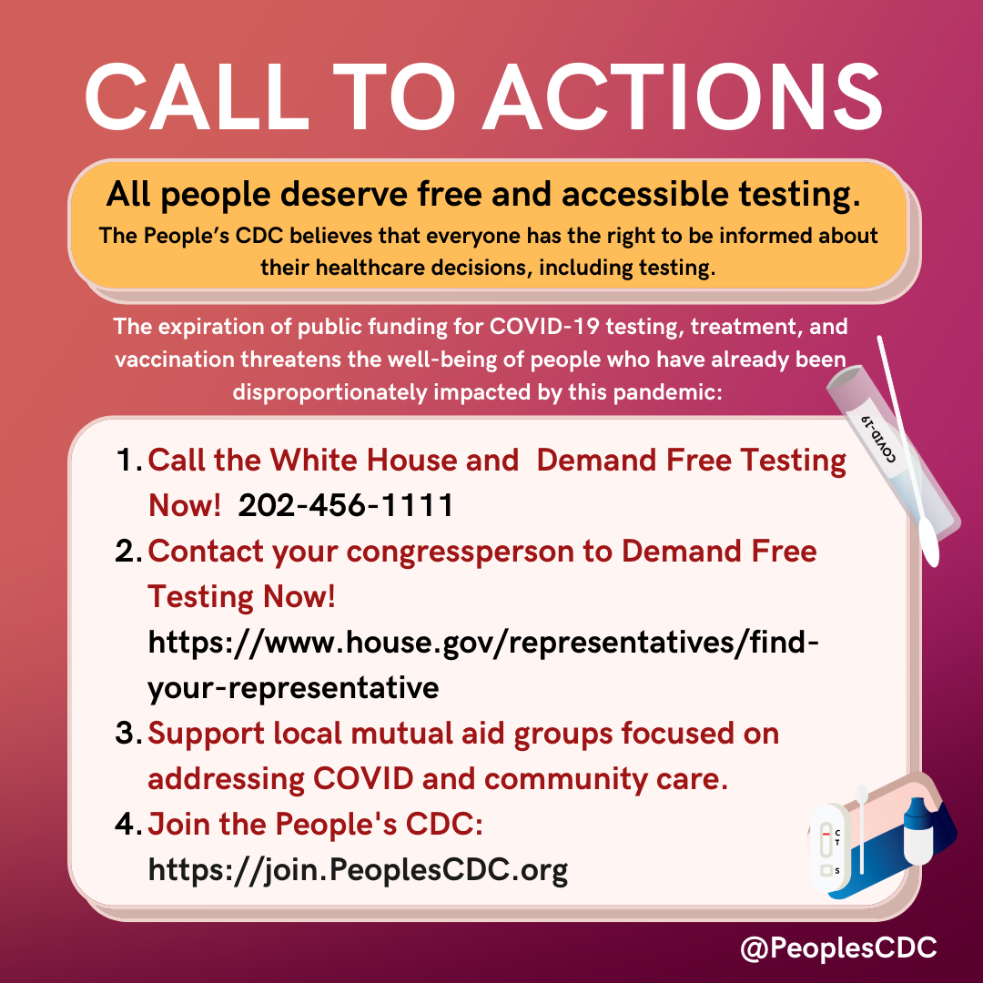 Testing People S Cdc